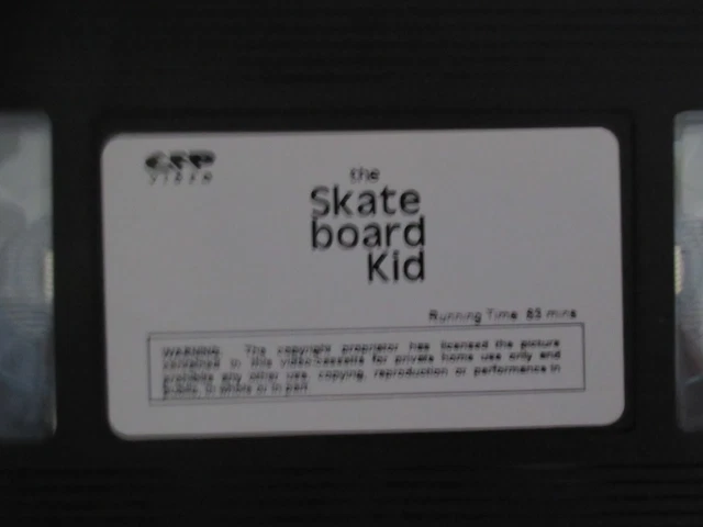 1993 VHS TAPE The Skate Board Kid Clamshell Timothy Busfield Dom ...