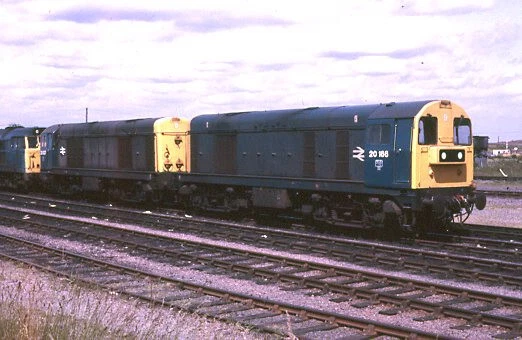 ORIGINAL COLOUR SLIDE of 20166 BR class 20 diesel loco B £2.25 ...