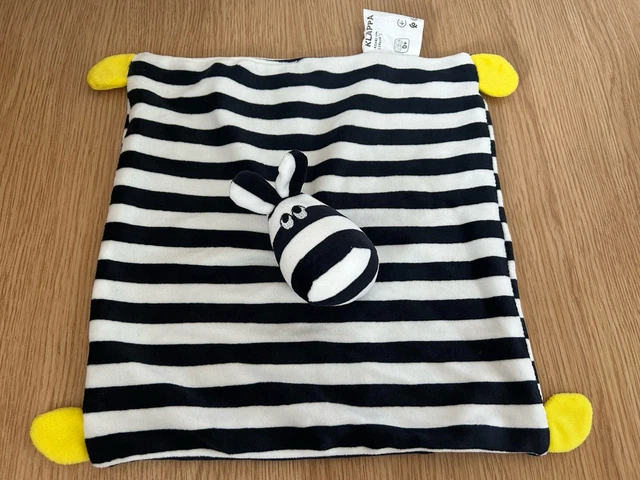 IKEA KLAPPA ZEBRA Horse Striped White Black Comforter Baby Soft Toy ...