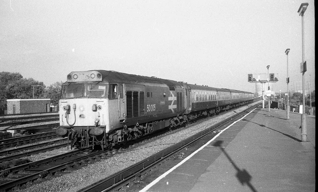ORIG. 35MM RAILWAY Negative Class 50 50005 Reading 28/5/84 + Copyright ...