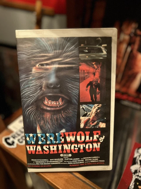 WEREWOLF OF WASHINGTON Pre Cert VHS Horror Big Box Ex Rental Video £60. ...