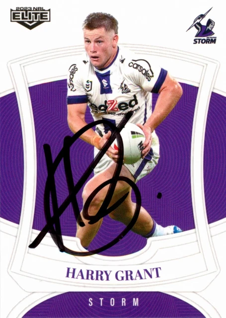 SIGNED 2023 MELBOURNE Storm NRL TLA Elite Card - Harry Grant $19.99 ...