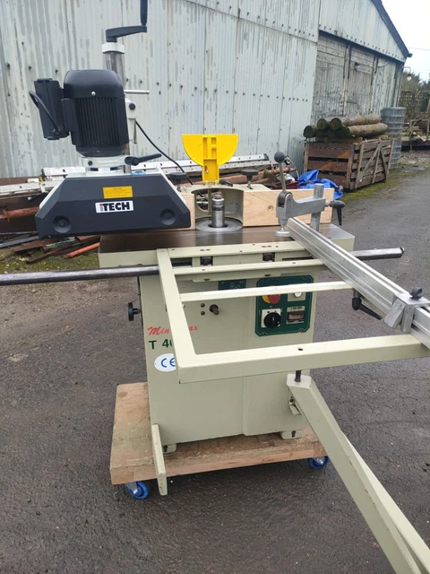 SCM SPINDLE MOULDER/POWER Feeder/Sliding Table - 30mm Bore in Lovely ...
