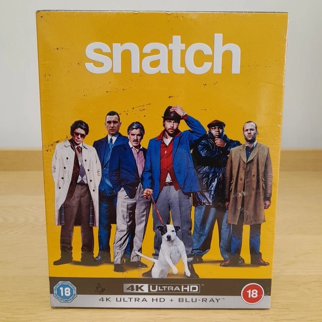 SNATCH 20TH ANNIVERSARY 4K Ultra HD UK Steelbook with Slipcase Region ...