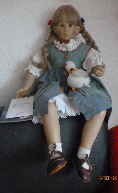 ZAPF COLLECTION KÜNSTLERPUPPE *Lisette* Künstlerin Christine Kleinert ...