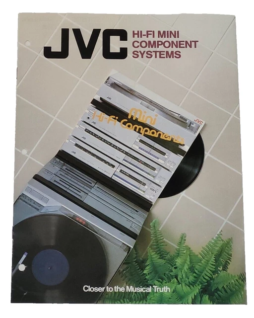 JVC HI-FI SALES Brochure Catalog Mini Hi-Fi Components Booklet $35.99 ...