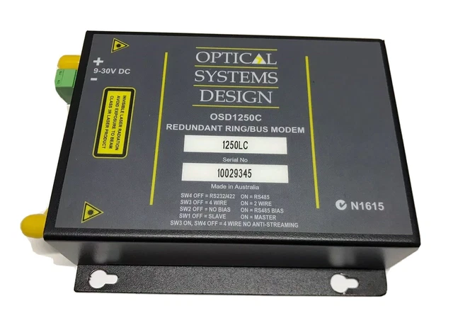 OPTICAL DESIGN SYSTEMS OSD 1250 LC Railway Application Redundant Ring ...