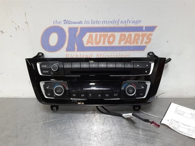 17-18 BMW 330I Oem Panneau De Commande Température Et Radio 61316832881 ...