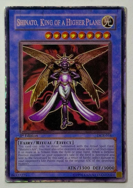 SHINATO KING OF a Higher Plane DCR-016 (HP) 1st Edition 1996 Yu-Gi-Oh ...