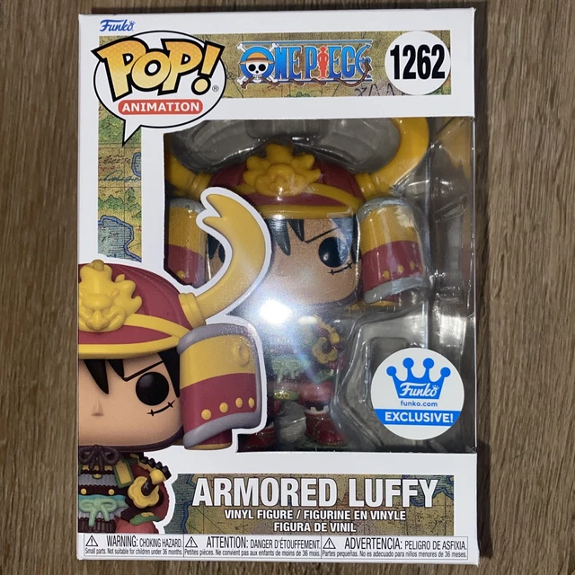 POP FUNKO 1262 Armored Luffy Animation One Piece No Chase Sticker Exclu ...