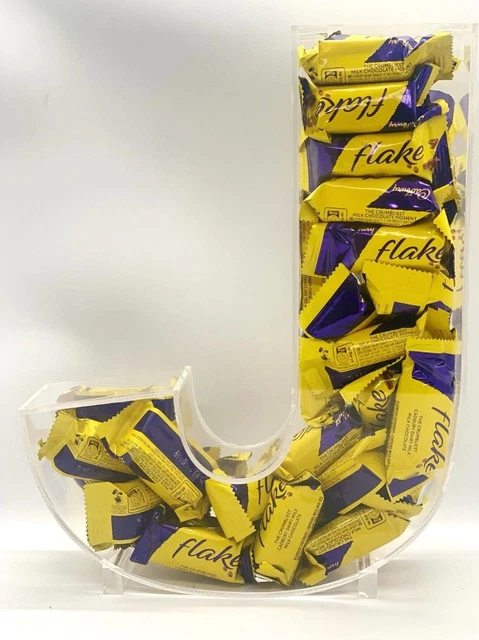 ACRYLIC FILLABLE LETTER (J) - 28cm £36.54 - PicClick UK