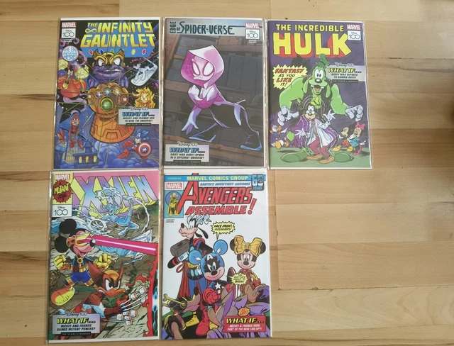 DISNEY 100 MARVEL Comics Variants - Set of 5 £3.09 - PicClick UK