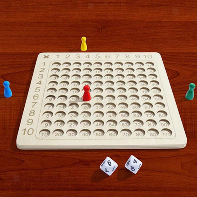 MULTIPLICATION TABLE BOARD Game Math Multiplication Table Board for ...