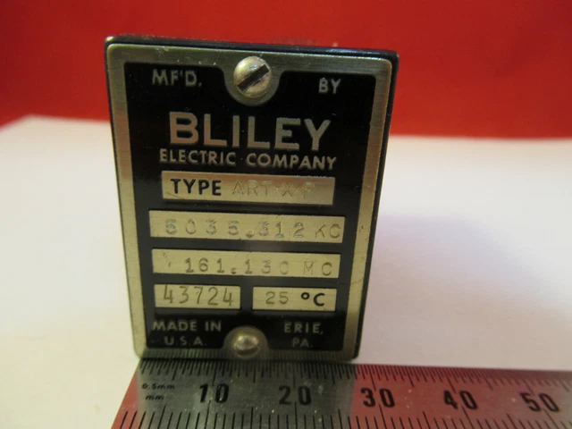 BLILEY ELECTRIC 5035.312KC Art-X-P Antique Quartz Crystal Frequency #Ft ...
