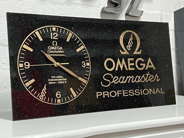 RARE OMEGA SEAMASTER James Bond 007 Skyfall Dealer Promotional Clock ...
