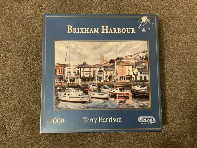GIBSONS BRIXHAM HARBOUR 1000 Piece Jigsaw Puzzle £4.88 - PicClick UK