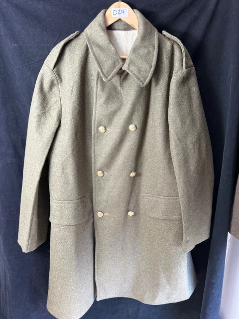 ORIGINAL WW2 BRITISH Army Mounted Greatcoat - 1943 Dated - 42" Chest ...