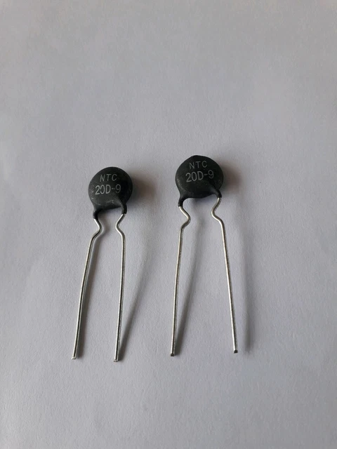 2 X NTC 20D-9 Inrush Current Limiter, Power Thermistor 20 ohm 1Amp £12. ...