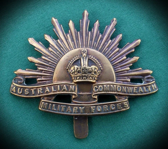 WW1, AUSTRALIAN COMMONWEALTH Forces "Tiptaft" Commonwealth Military Cap ...
