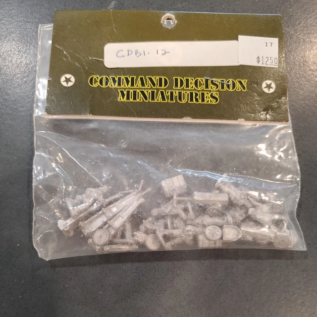 15MM COMMAND DECISION Miniatures British Paratroopers w/ 75mm Howitzers ...