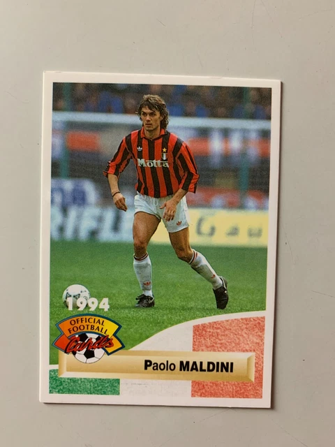 CARTE FOOTBALL PANINI - 1994 - Paolo Maldini - Milan Ac EUR 4,99 ...
