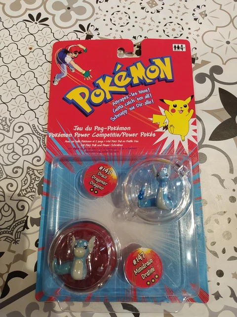 POKEMON POG POWER competition + figures #147 draco et #148 mini draco ...