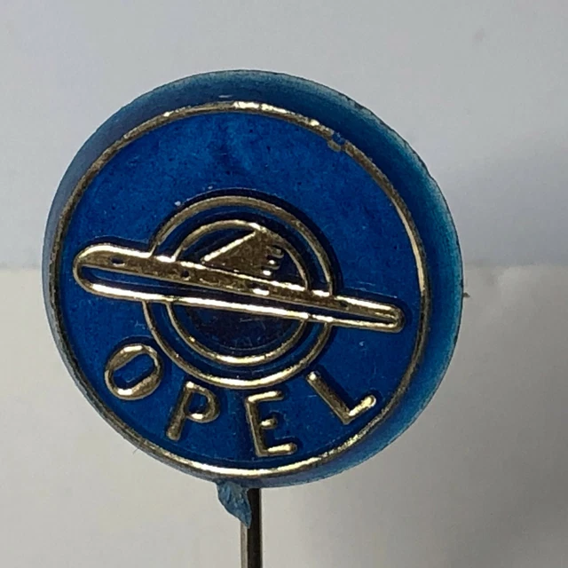 1960'S OPEL CARS blue Plastic Stick pin badge 22 mm dia £11.68 ...