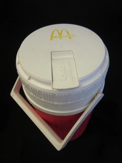 MCDONALD'S IGLOO 1/2 Gallon Cooler Red and White VTG LOGO £17.90 ...