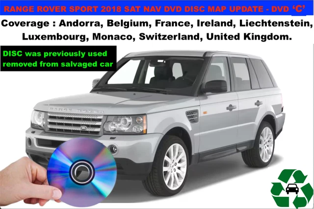RANGE ROVER, DISCOVERY 3, Rr Sport 2018 "Denso" Navigation Dvd Map Uk ...