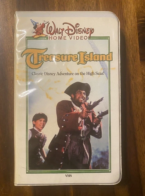 WALT DISNEY HOME Video Treasure Island VHS White Clamshell Case $12.38 ...