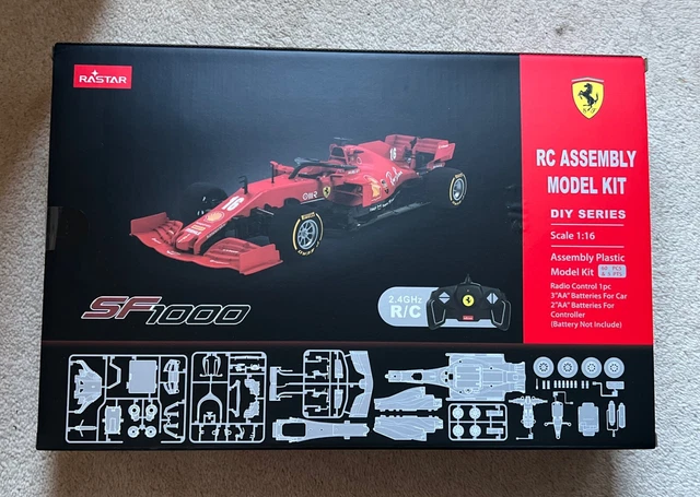 RASTAR FERRARI SF1000 RC Assembly Model Kit 1:16 Scale F1 Formula One ...