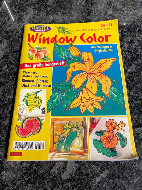 BASTEL SPASS: &SONDERHEFT Window Color Fensterbilder..... " sehr gut ...