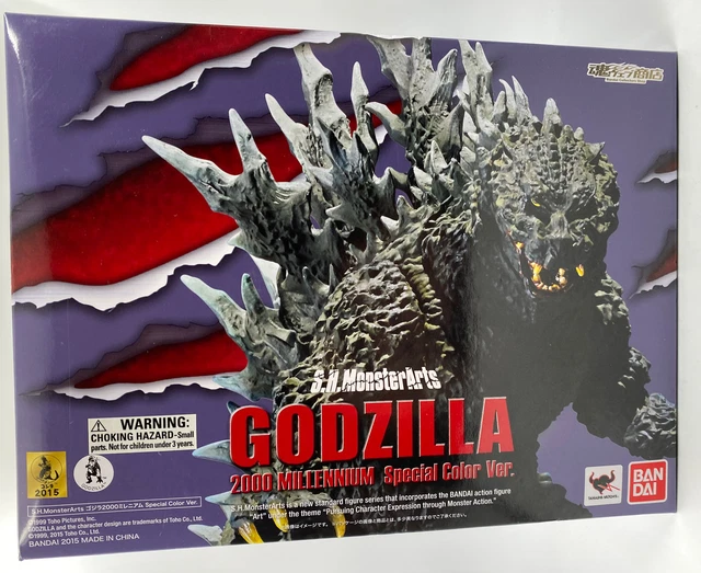 BANDAI TAMASHII NATIONS MonsterArts Godzilla 2000 Millennium Special ...