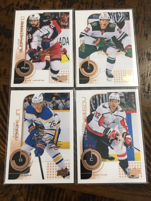 2022-23 MVP HOCKEY Cards Retro Gold Parallel Auto Script Rossi ...