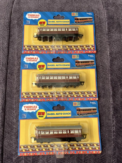 THOMAS THE TANK Engine & Friends ERTL ISABEL Auto Coach x 3 2003 ...
