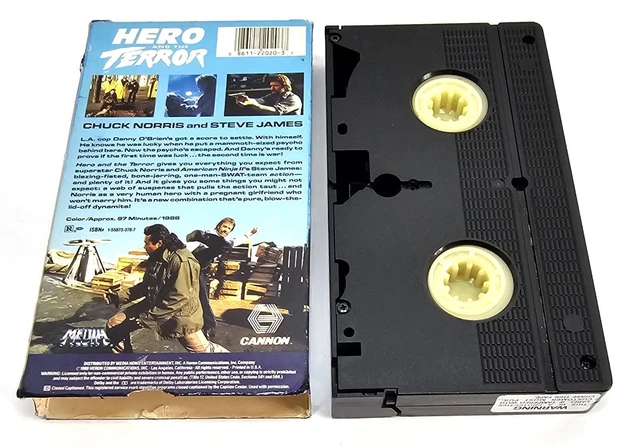 HERO AND THE Terror VHS 1988 Chuck Norris Media/Cannon £8.17 - PicClick UK