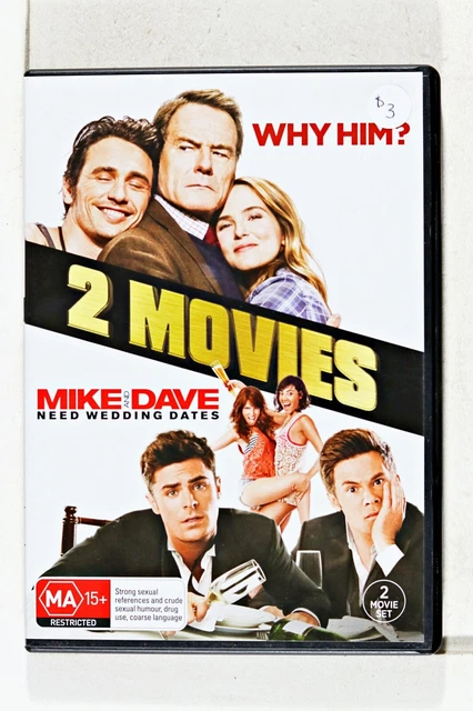 WHY HIM? / Mike and Dave Need Wedding Dates DVD | Double Feature ...
