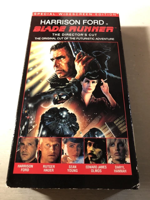 BLADE RUNNER (1982) VHS Sci-fi Thriller Harrison Ford 1999 Director’s ...