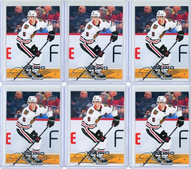 2025-26 UPPER DECK Young Guns #248 Sam Rinzel RC INVEST LOT (6) $9.99 ...