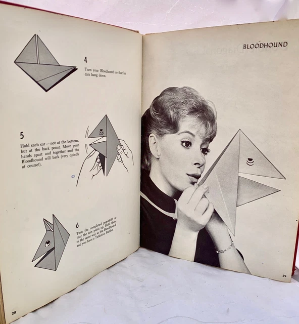 FOLDING PAPER PUPPETS by Shari Lewis and Lillian Oppenheimer 1962 1st ...