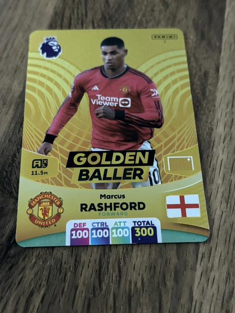ADRENALYN XL PREMIER League 2024 - Marcus Rashford - Baller Doré - Man ...