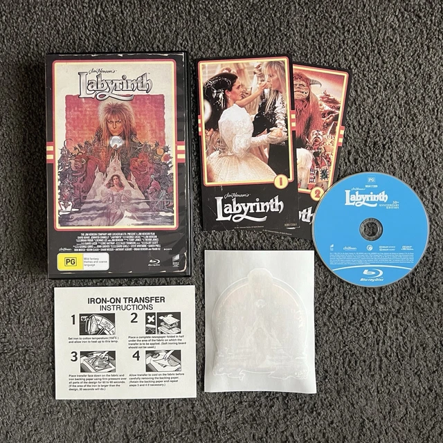 LABYRINTH 35TH ANNIVERSARY Blu Ray VERY RARE Flashback 359/1000 + Cards & Patch $49.99 - PicClick AU