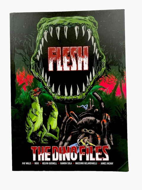 2000AD FLESH THE Dino Files 2nd Edition 2016 P/B By Pat Mills EUR 35,98 ...