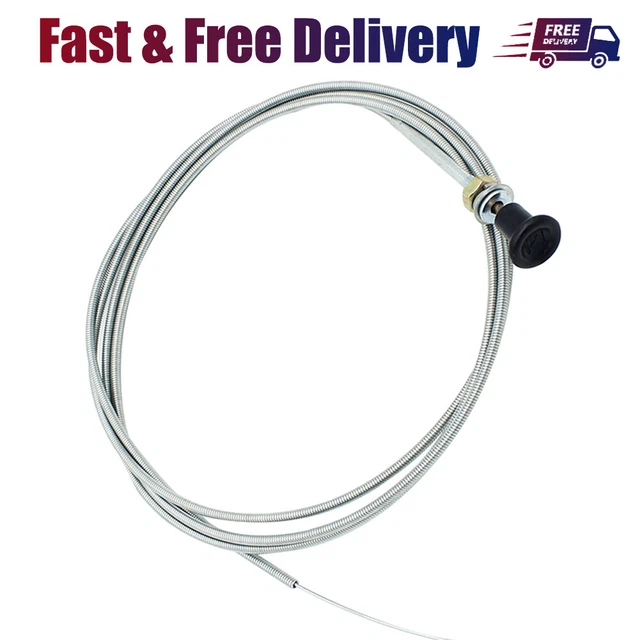 96& 8FT UNIVERSAL Push Pull Choke Control Throttle Cable For Go Kart ...