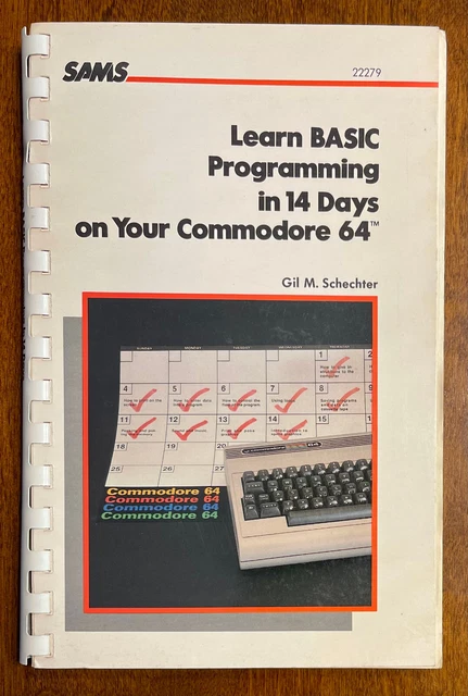 &LEARN BASIC PROGRAMMING in 14 Days On Your Commodore 64", Vintage Sams ...