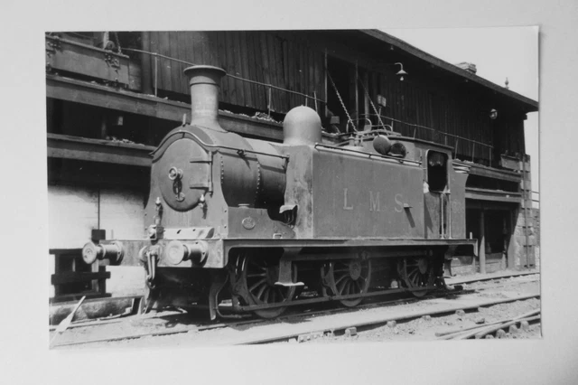 RWY1184 - 1938 LMS Locomotive 16338 MOTHERWELL Railway Yard Shed - Real ...