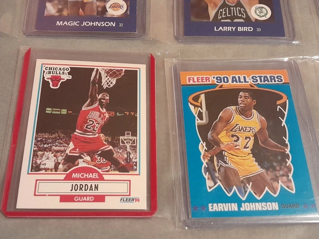 (7) MICHAEL JORDAN 1990 Fleer Bird Magic Johnson 1988 SLU EUR 16,56 ...