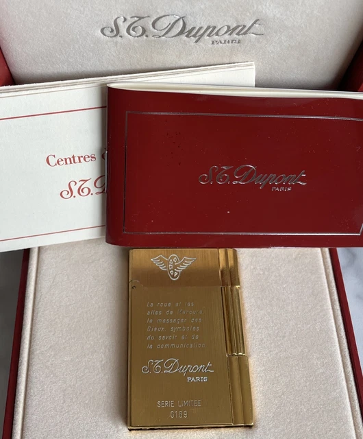 RARE BRIQUET DUPONT Paris Édition Limitée 0169 Collection EUR 50,00 ...