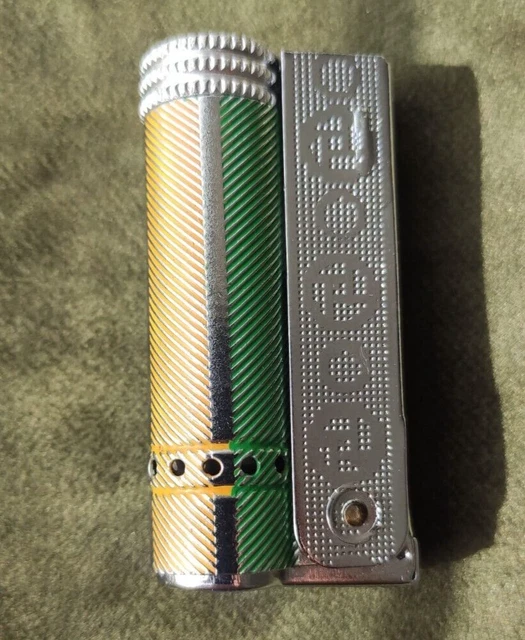 VINTAGE FONG YUON 101 CIGARETTE PETROL POCKET LIGHTER with STARS ...