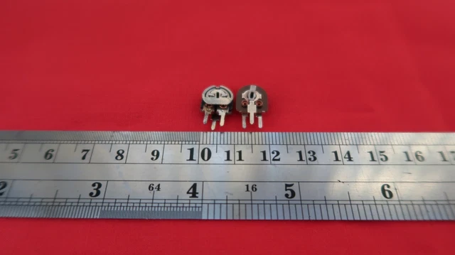 3 X VERTICAL Preset / Trimmer Variable, Vintage Potentiometer £4.49 ...